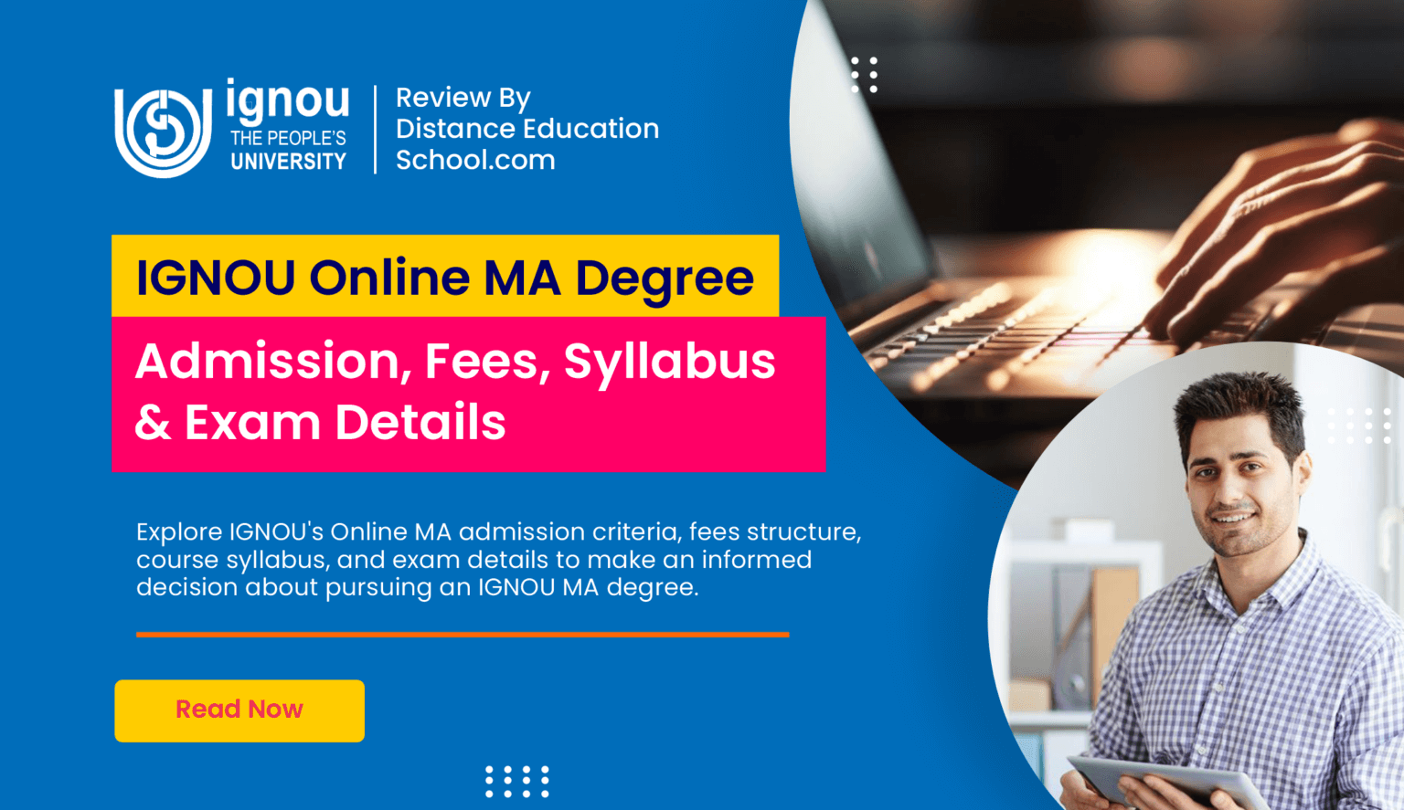 IGNOU Online MA Degree | Admission, Fees, Syllabus Details