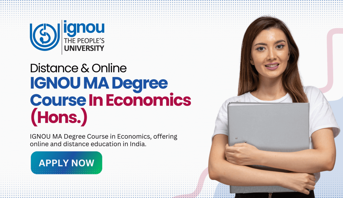 Distance & Online IGNOU MA Degree Course in Economics