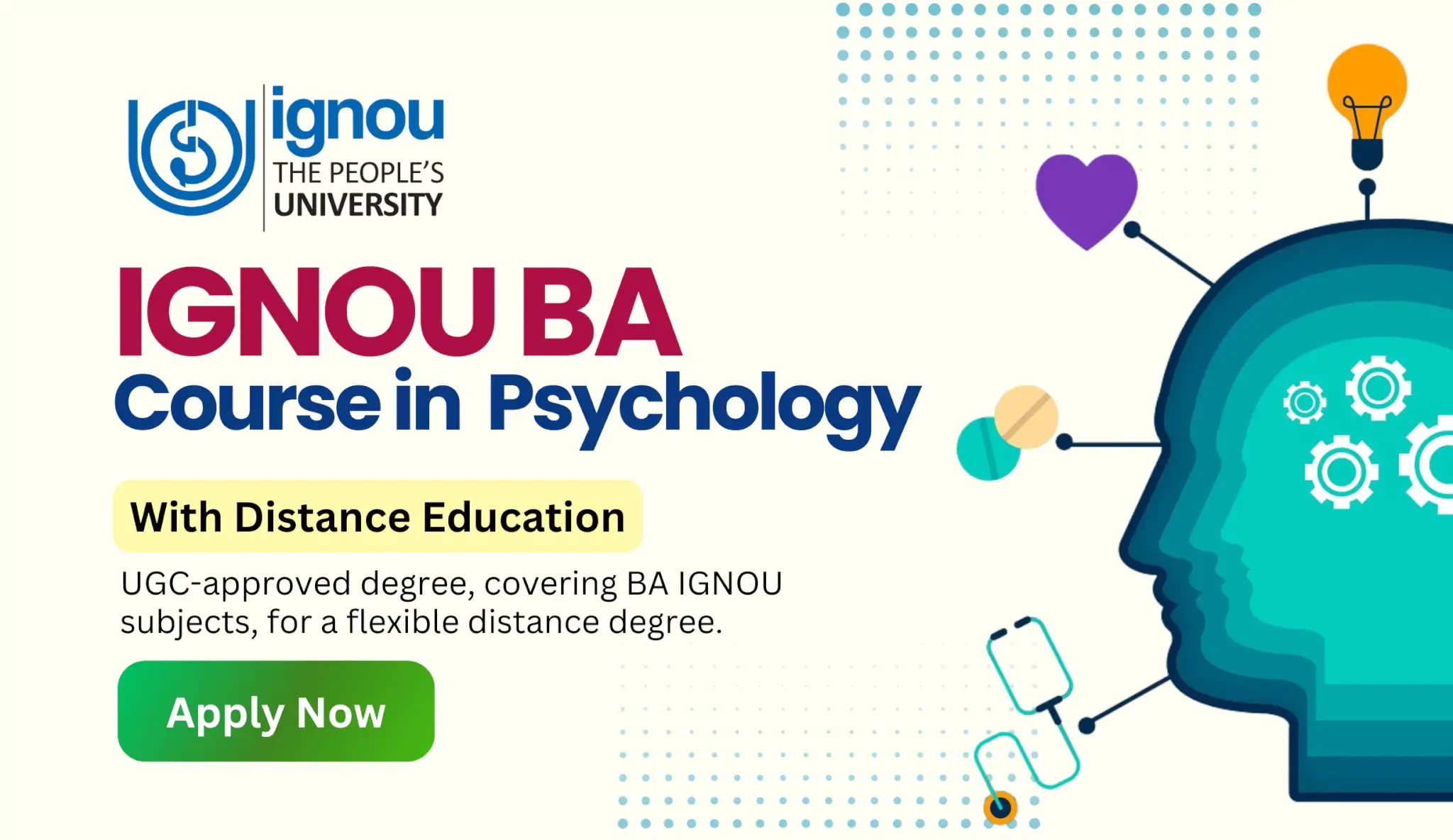 IGNOU BA Course in Psychology with Distance Education