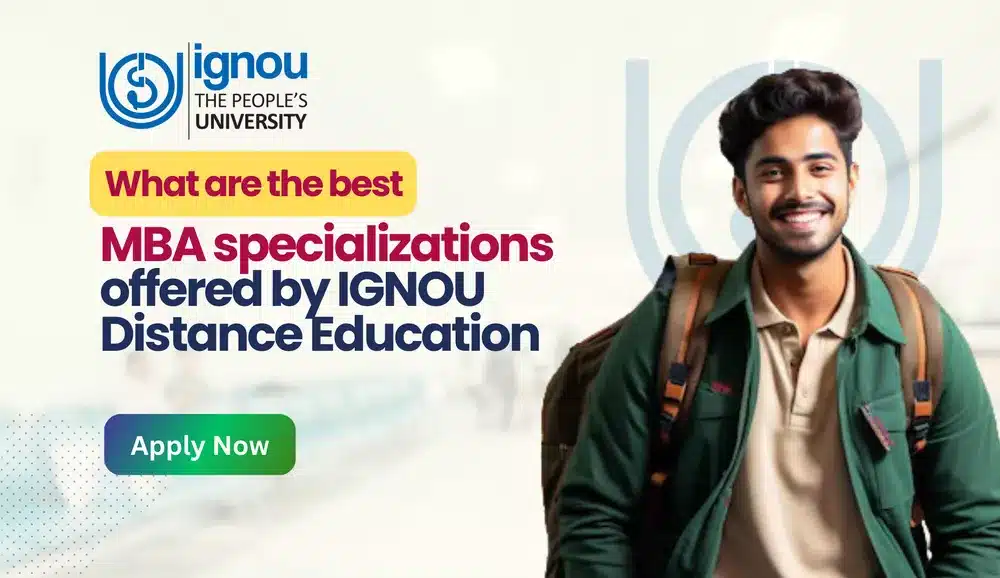 Which are the best MBA specializations offered by IGNOU?